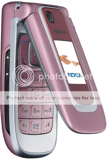 New Condition Nokia 6131 Pink Flip Camera Big Button Big Screen ...